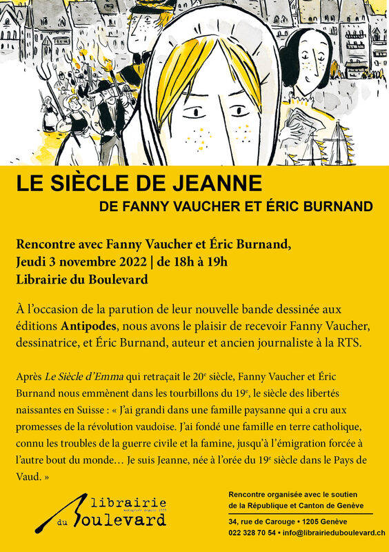 Eric Burnand & Fanny Vaucher: Le siècle de Jeanne Librairie du ...
